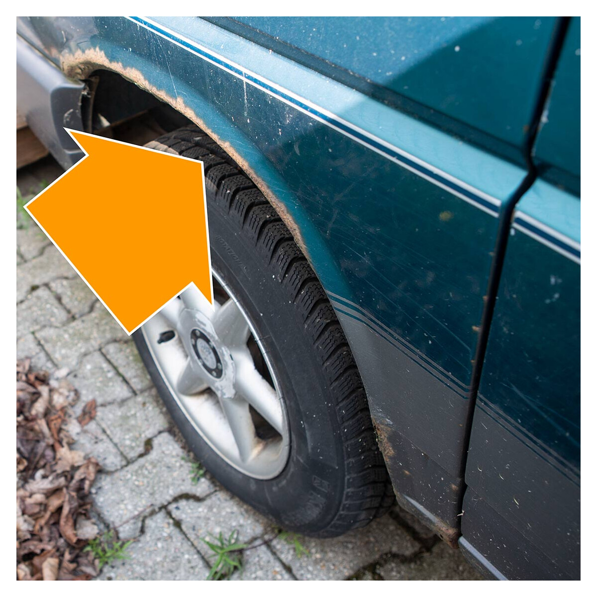 T4 Inner rear wheel arch repair panel, right, 91 - 03, OEM partnr. 70 ...