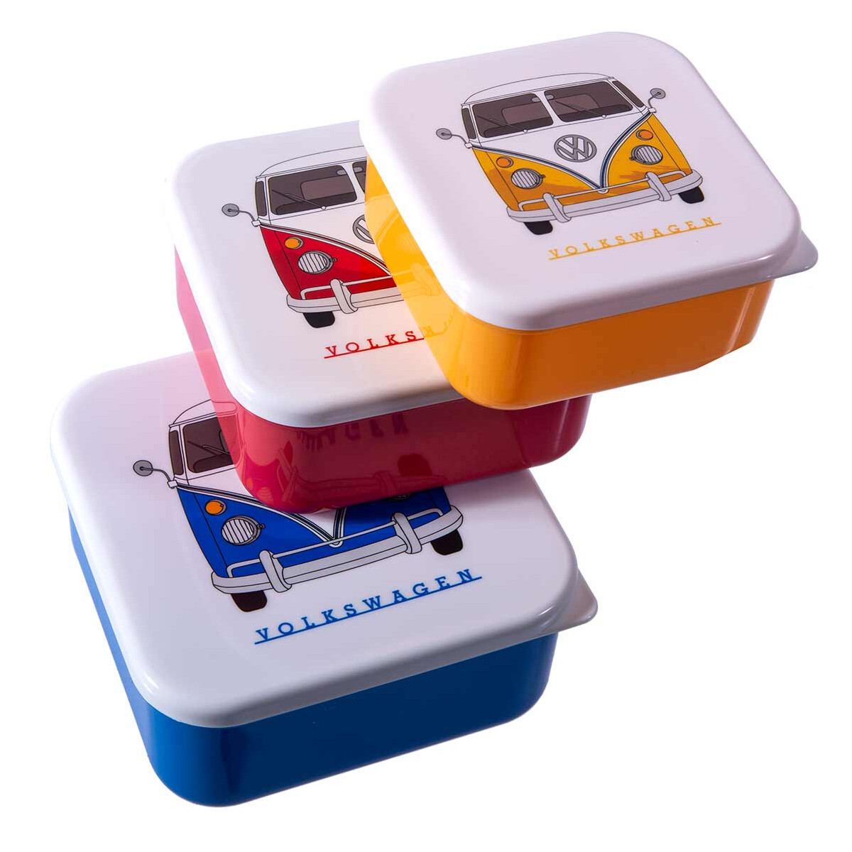 Type2 Split Set of 3 Volkswagen Lunch Boxes, 16,00