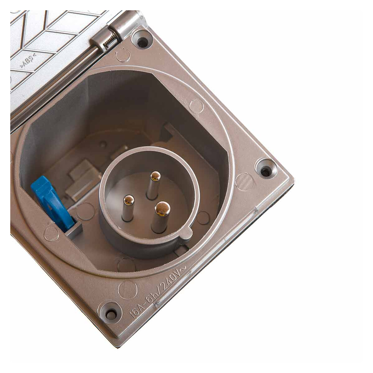 Camping Exterior socket 220V CEE Grey/Silver, 25,00