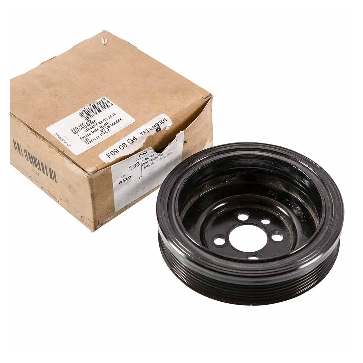 T5 T6 Crankshaft Pulley Genuine Volkswagen OEM-Nr. 04L105243 V200, 34,50