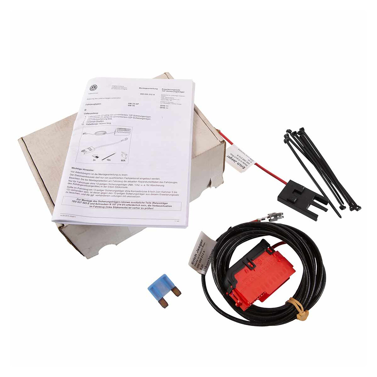 T5 T6 Fuse holder fuse box for service installation Genuine Volkswage ...