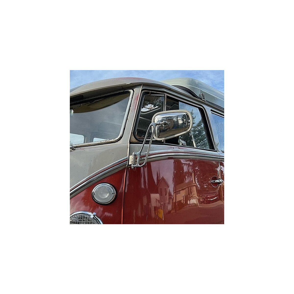 Type2 Split Commercial Mirror Arms M194 CHROME, 166,66