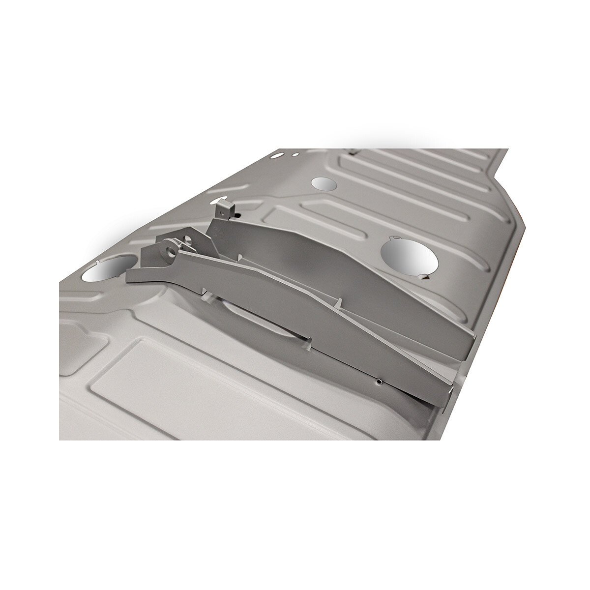 VW Bus Type2 split, front floor pan 8.58 - 7.67, Top, OEM partnr. 211 ...