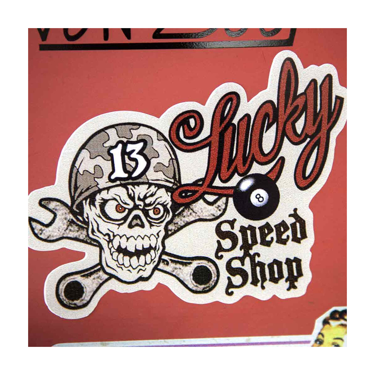 Sticker Lucky Speed Shop!, 9,10