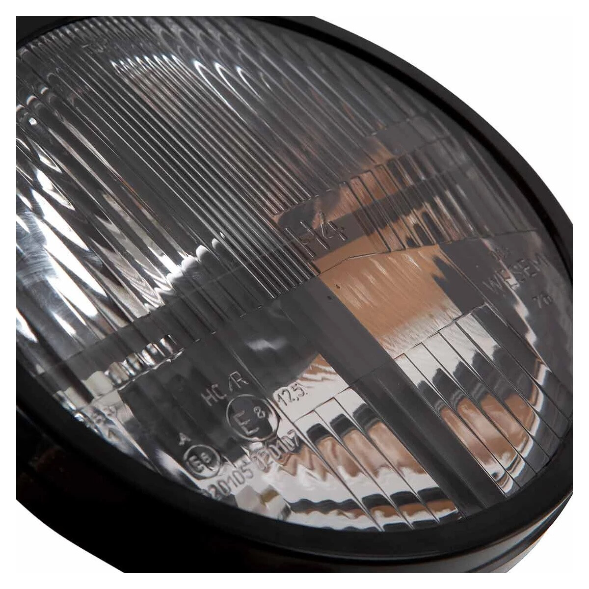 T25 Headlight insert, round, black, with E-mark, OEM partnr, 25194110 ...