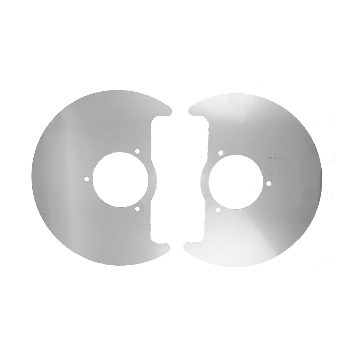 T25 stainless steel brake disc plates PAIR 85-92, 55,00
