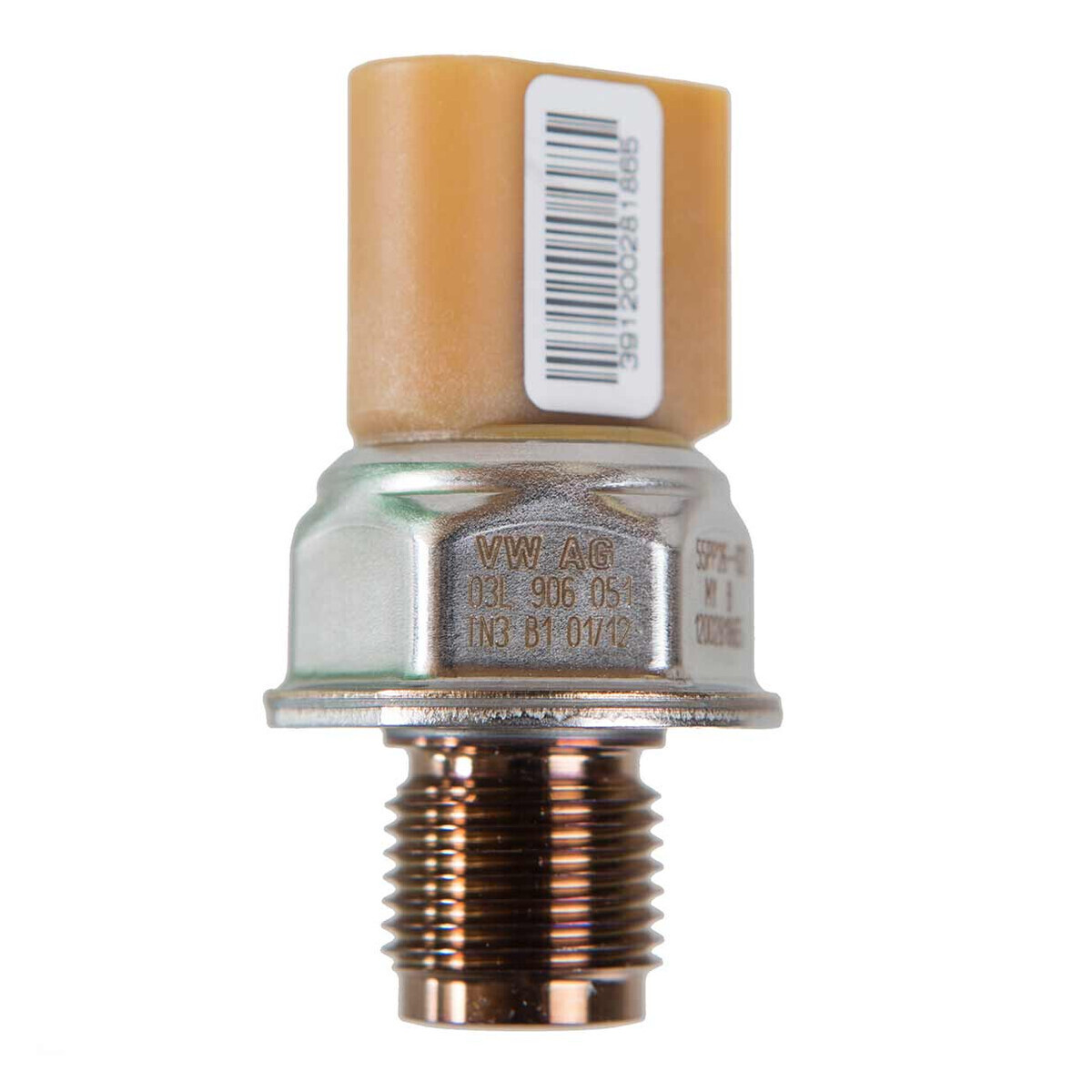 T5 Fuel Rail Pressure Sensor 2.0 TDI VW Original Part OEM-Nr. 03L-906 ...