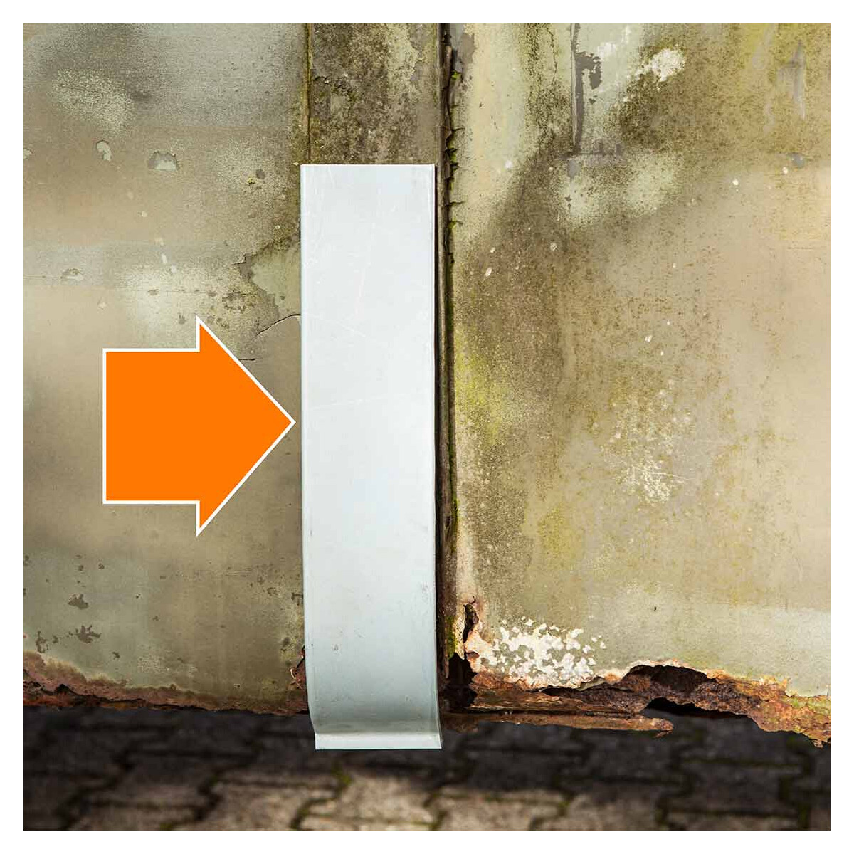 Type2 bay pick up crew cab C-pillar left, 43,50