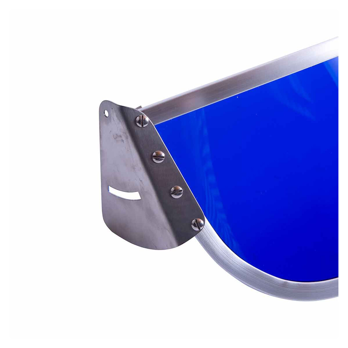 Perspex sunvisor blue, 410,00