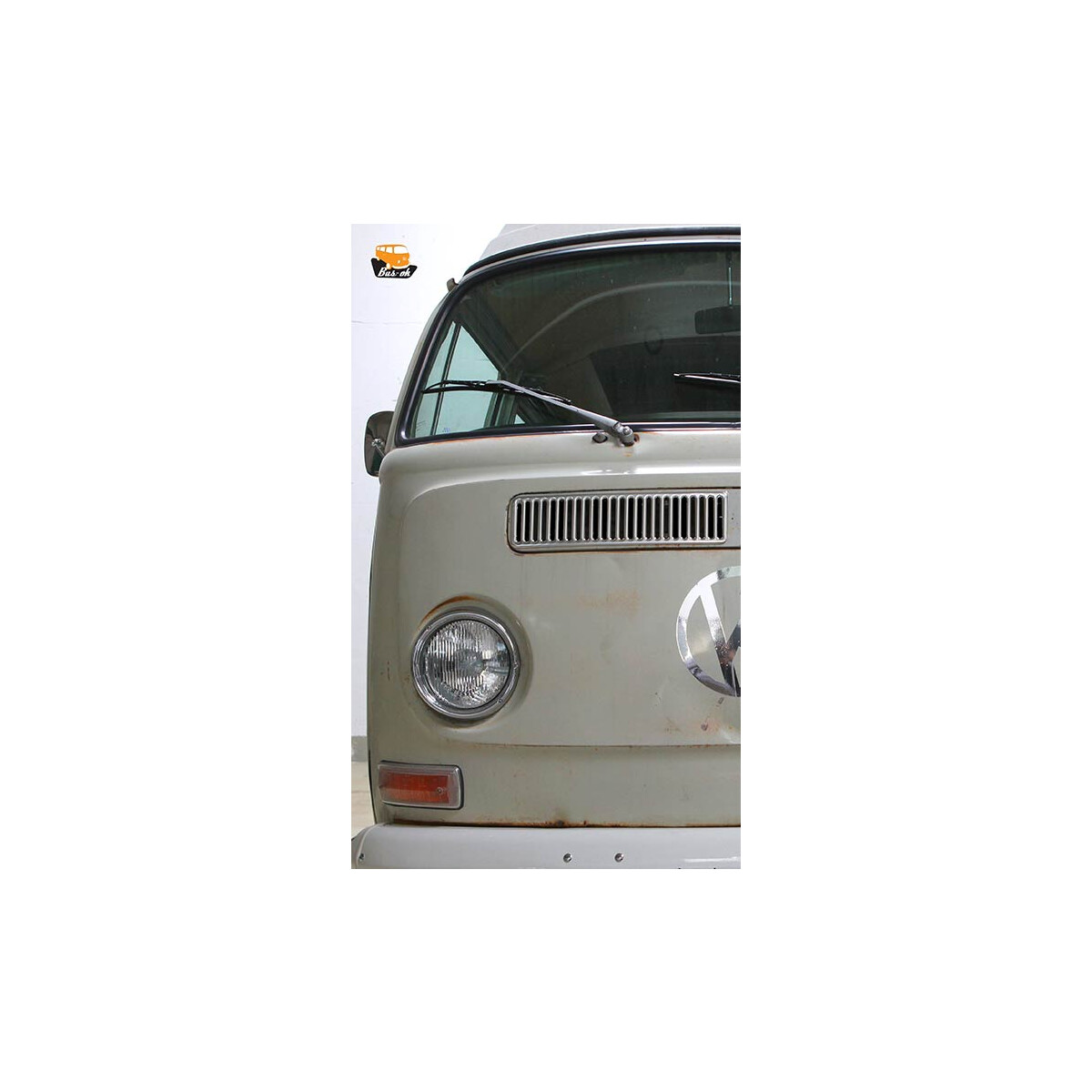 Type2 early bay window air intake front chrome grille 67-72, 60,00