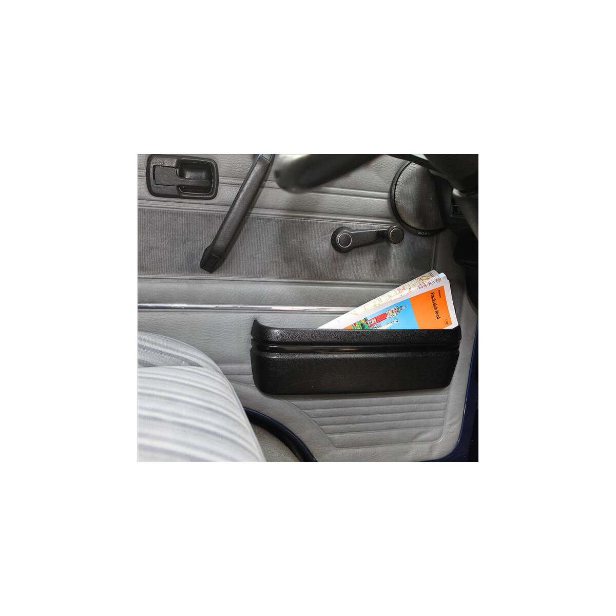 VW Bus T25 door stowage compartment / boxes orig. VW OEM partnr. 2818 ...