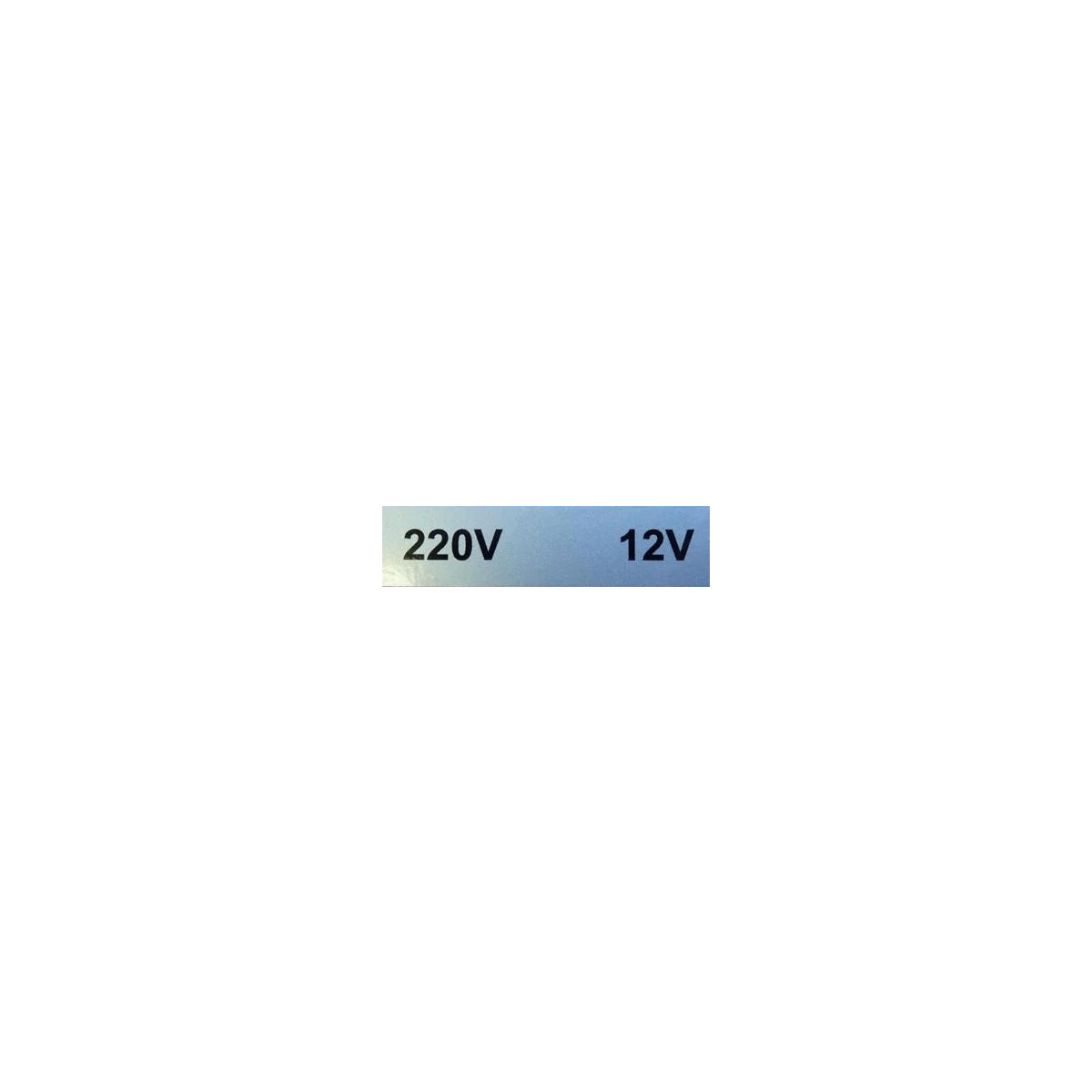 Sticker 220V / 12V, 3,50