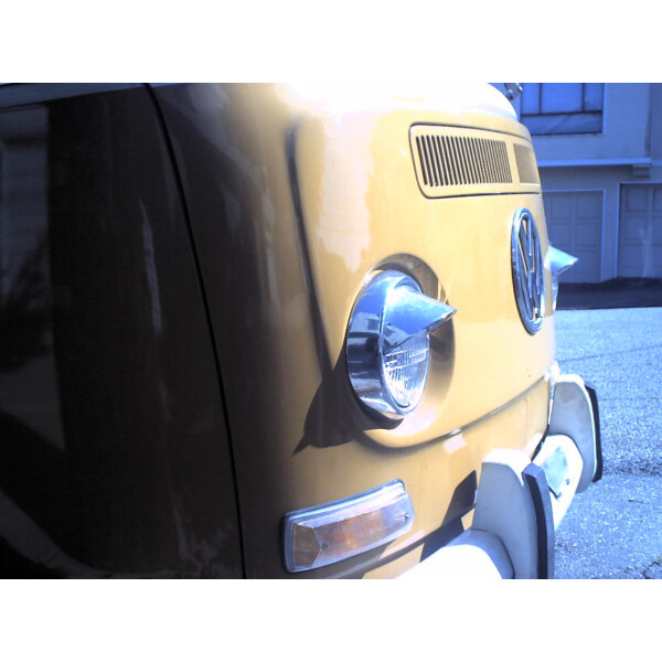 Stainless Steel Eyebrows (Pair) VW Beetle 1968-1973 VW T2 Bay 1600cc ...